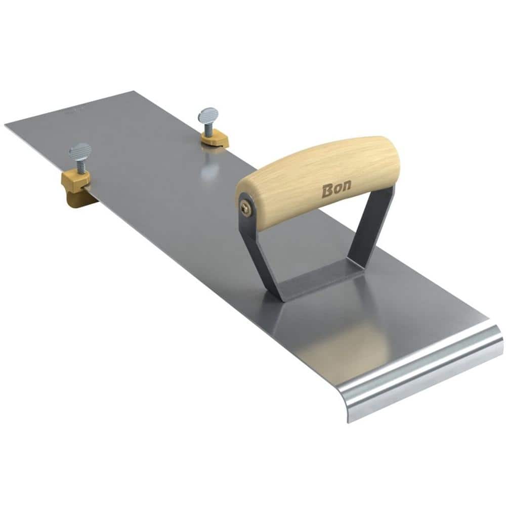 Bon Tool 18 in. x 4-7/8 in. Adjustable Edger with 3/8 in. Radius and 3/ ...