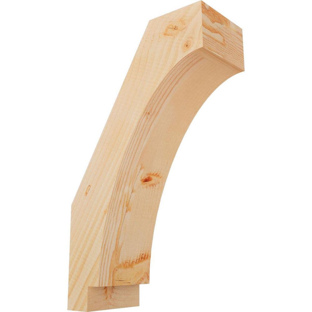 Ekena Millwork 5 1/2"W x 12"D x 20"H Imperial Smooth Knee Brace ...