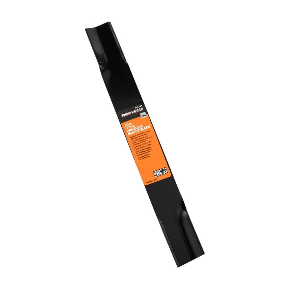 Powercare Universal 3-in-1 Replacement Blade for 20 in. Deck- Fits Most ...
