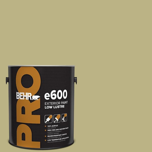 BEHR PRO 1 gal. #390F-5 Ryegrass Low Luster Exterior Paint PR62301 ...
