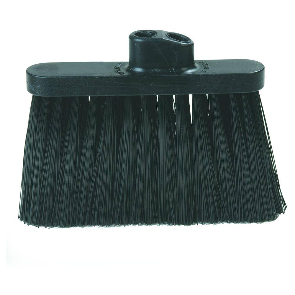 Carlisle 13 in. Duo-Sweep Heavy-Duty Broom Head Only in Black (Case of ...