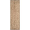 SAFAVIEH Natural Fiber Beige/Ivory 3 ft. x 8 ft. Solid Runner Rug ...