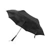 Better Brella 41.5 in. Wide Black Wind Proof Reverse Open/Close ...
