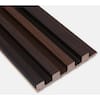 Ejoy 6 in. x 93 in. x 0.8 in. Wood Solid Wall Cladding Siding Board ...