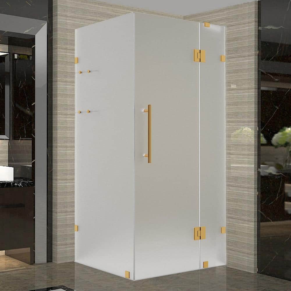 Aston Avalux GS 32 in. x 30 in. x 72 in. Rectangular Pivot Frameless ...