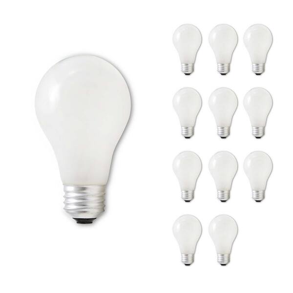 Bulbrite 75-Watt Equivalent A19 with Medium Screw Base E26 in Soft White Finish Dimmable 2700K ...