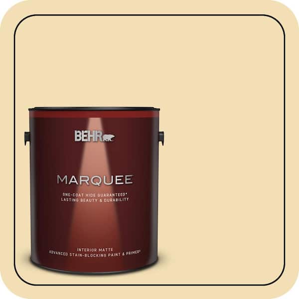 BEHR MARQUEE 1 gal. #PPU6-12 Calla Matte Interior Paint & Primer 145001 ...