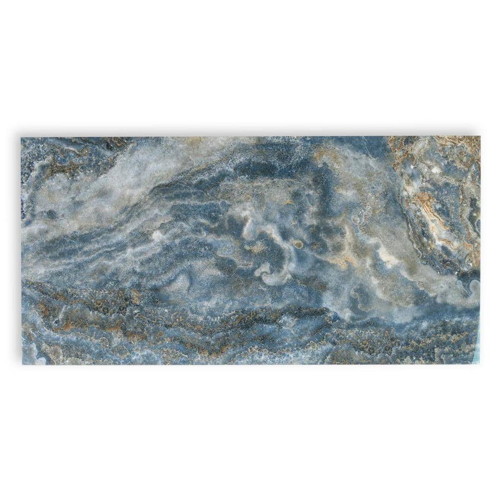 Apollo Tile Splendor Hale Navy 4 in. x 5 in. Polished Porcelain ...