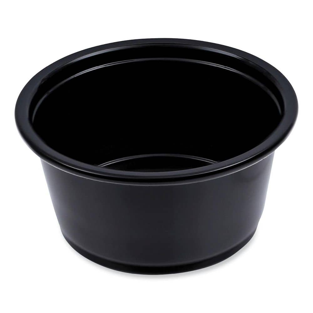 Reviews for Boardwalk 2 oz. Black Souffle/Portion Disposable Plastic ...