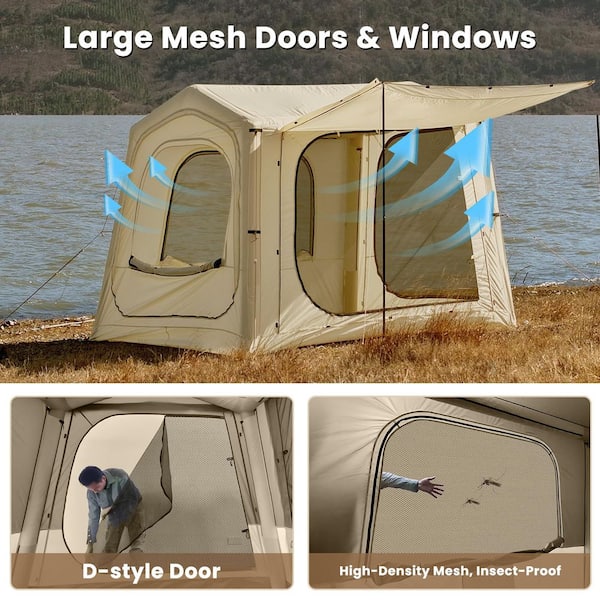 BOZTIY SUV Inflatable Tents 4-6 Person Glamping Tents Blow BOZTIY SUV Inflatable Tents 4-6 Person Glamping Tents Blow