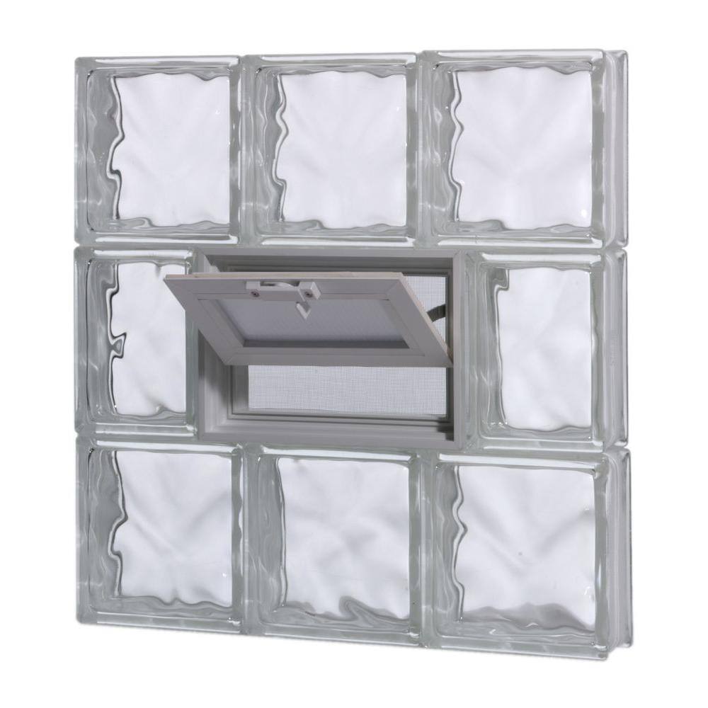 Pittsburgh Corning 23.5 in. x 23.5 in. x 3 in. Vented Decora Pattern ...