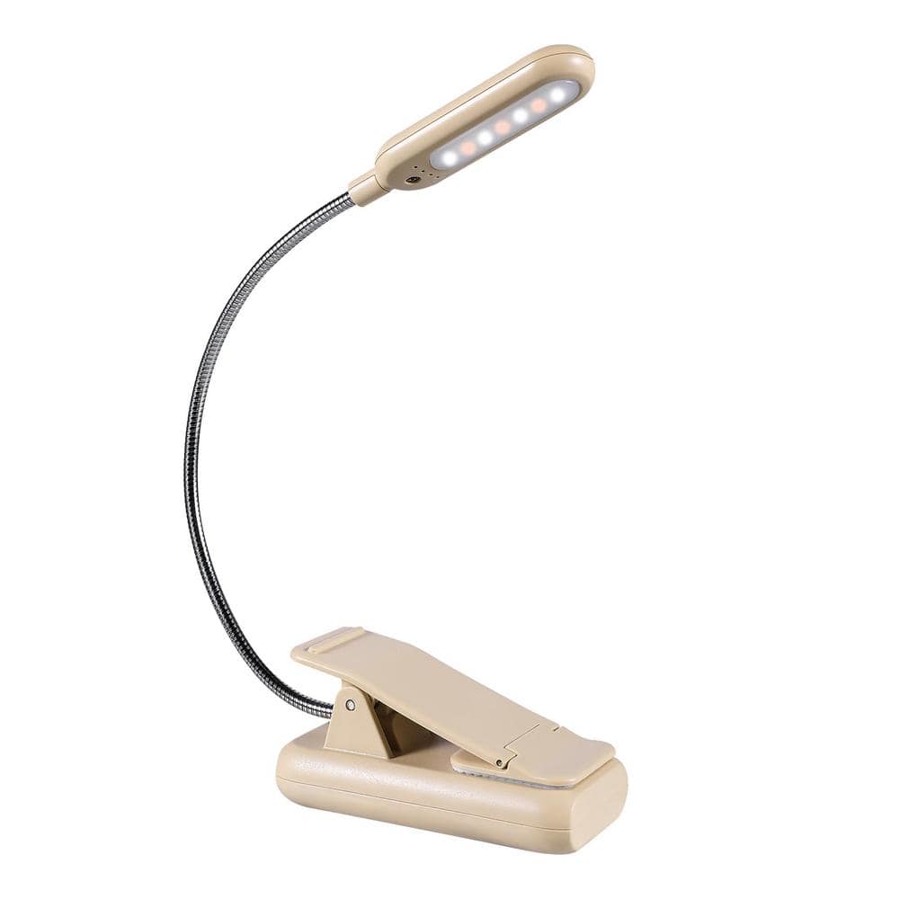 Lukyamzn Classic Clip-On 3.7 Volt 50 Lumen Integrated LED Reading Clamp ...