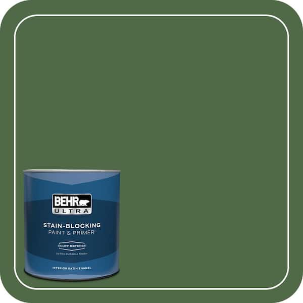 BEHR ULTRA 1 qt. #M400-7 Garden Cucumber Extra Durable Satin Enamel ...