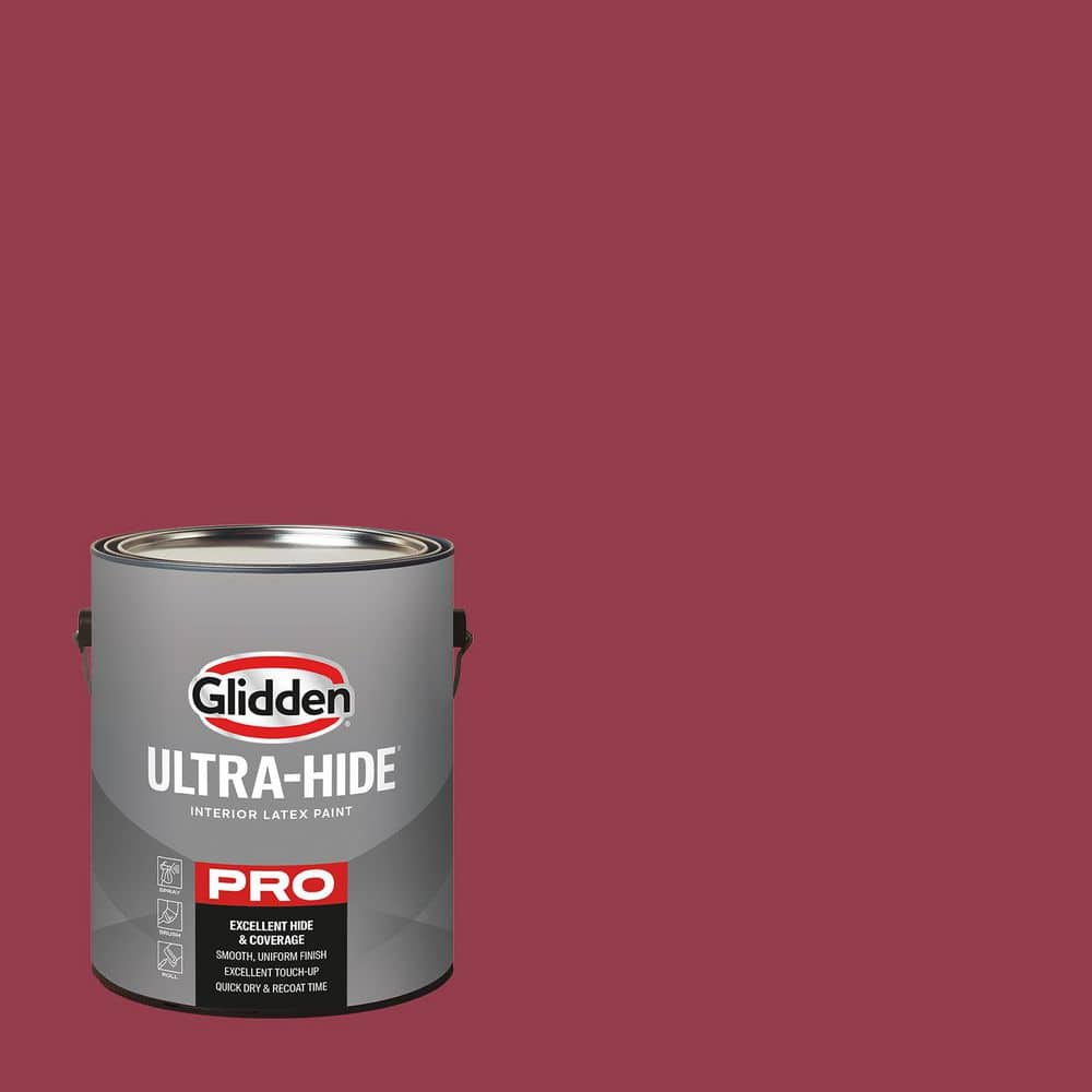 Glidden Ultra-Hide 1 gal. PPG13-11 Madeira Red Semi-Gloss Interior ...