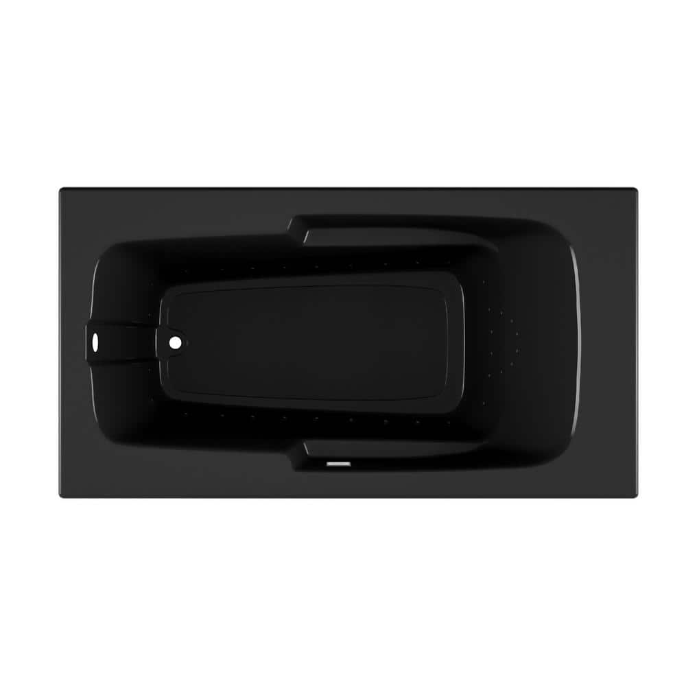 JACUZZI Cetra 60 in. x 32 in. Rectangle Pure Air Bathtub with Left ...