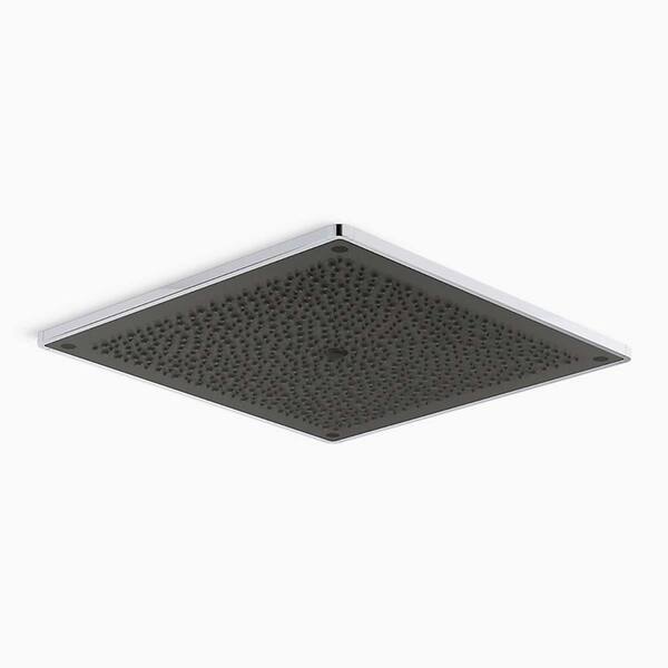 KOHLER Real Rain 1-Spray Patterns 2.5 GPM 19 in. Ceiling Mount Fixed ...