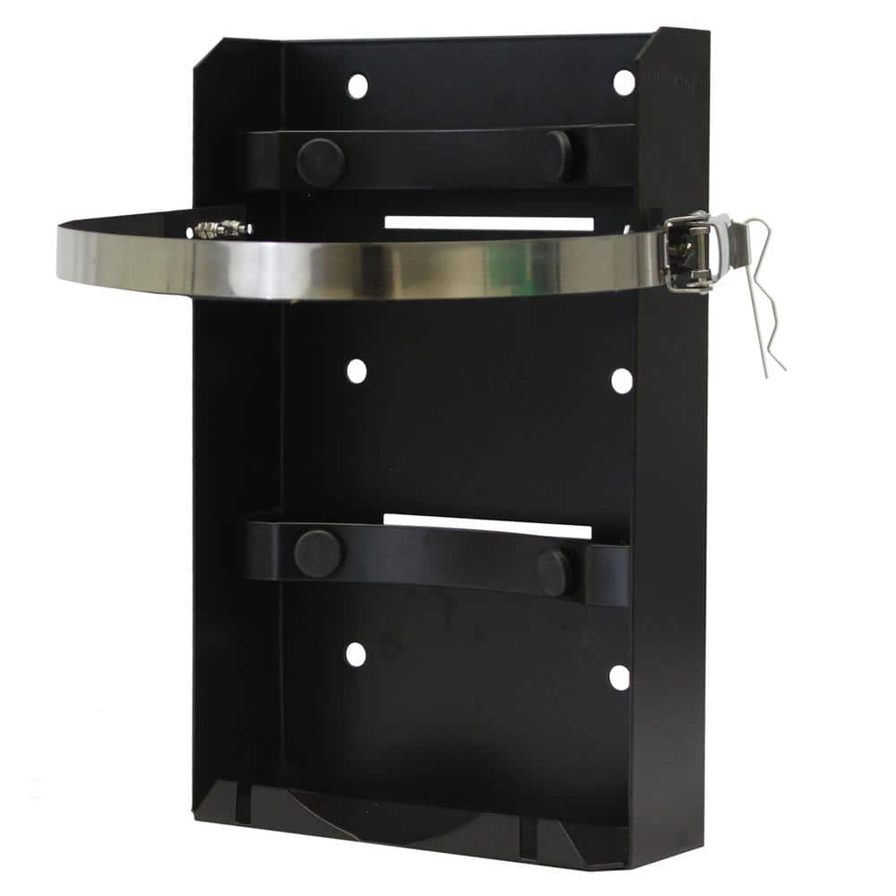 Flame King T-Racks 10 lbs. Propane Tank Mounting Bracket Strap for RV, Trailers and Campervan ...