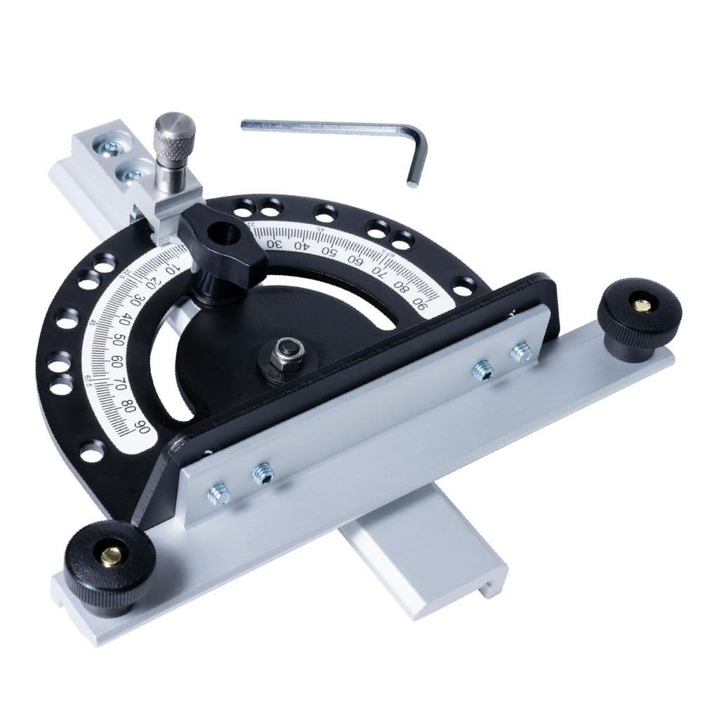 ‎POWERTEC Adjustable Angle Track Saw Guide with Precision Miter Cuts ...