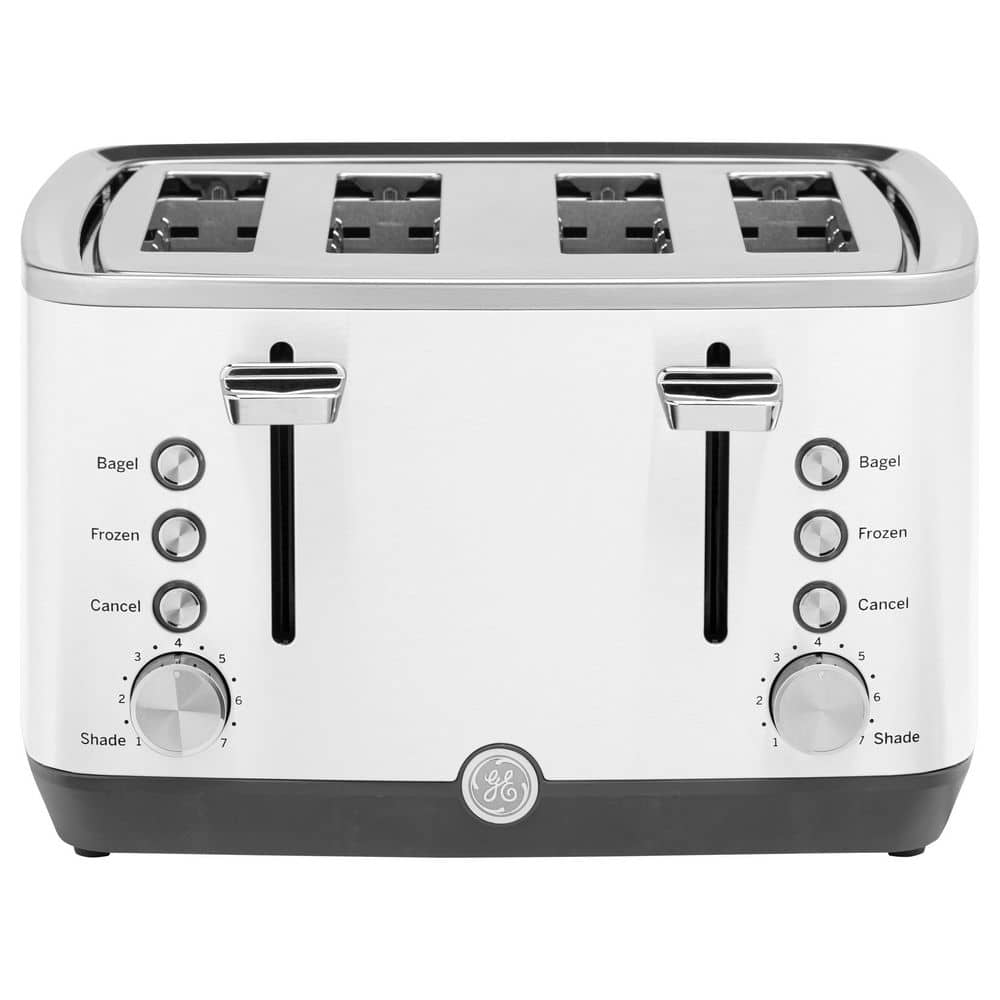 GE 4-Slice 1500 watt White Toaster with 7 Shade Settings G9TMA4SGYWH ...