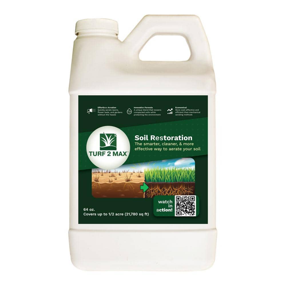 TURF2MAX 64 oz. Soil Amendment Aeration and Restoration TM-01-HG - The ...