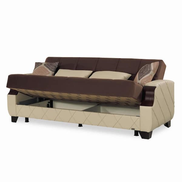 Suede sleeper sofa store