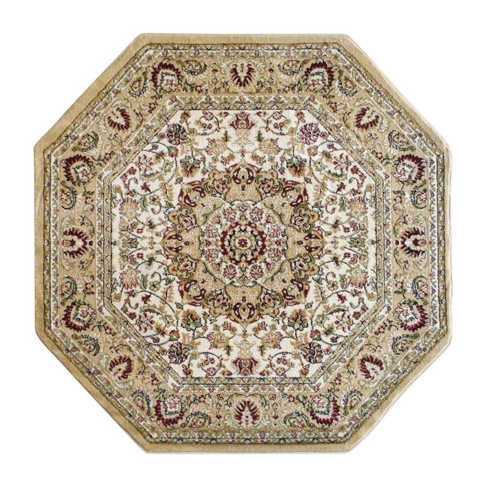 Carnegy Avenue Ivory 7 x 7 Polypropylene Area Rug CGA-NR-501070-IV-HD ...