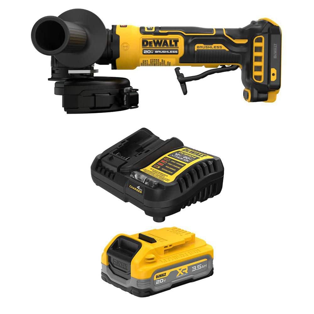 DEWALT ATOMIC 20V MAX Lithium-Ion Cordless 4-1/2 in. Angle Grinder with ...