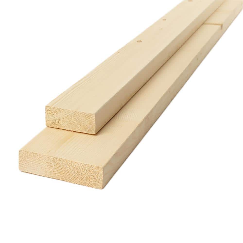 2 in. x 4 in. x 10 ft. Premium Kiln-Dried Heat Treated Whitewood ...