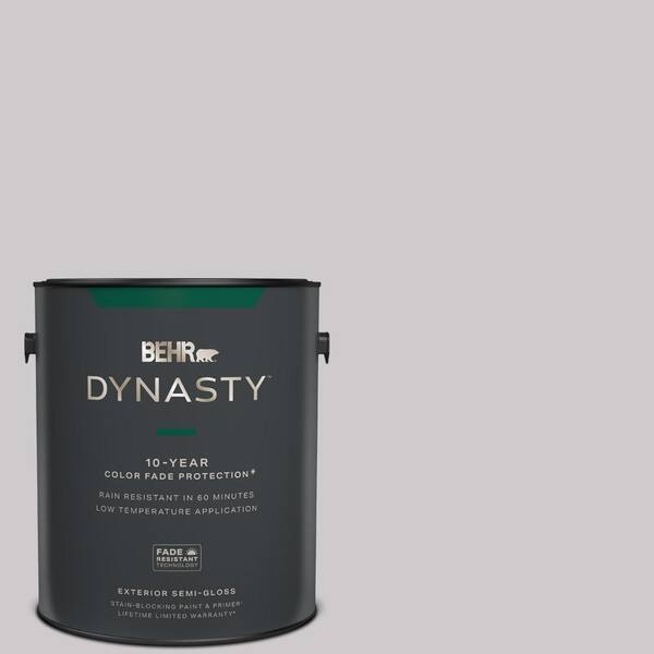 BEHR DYNASTY 1 gal. #MQ3-28 Rock Crystal Semi-Gloss Exterior Stain ...