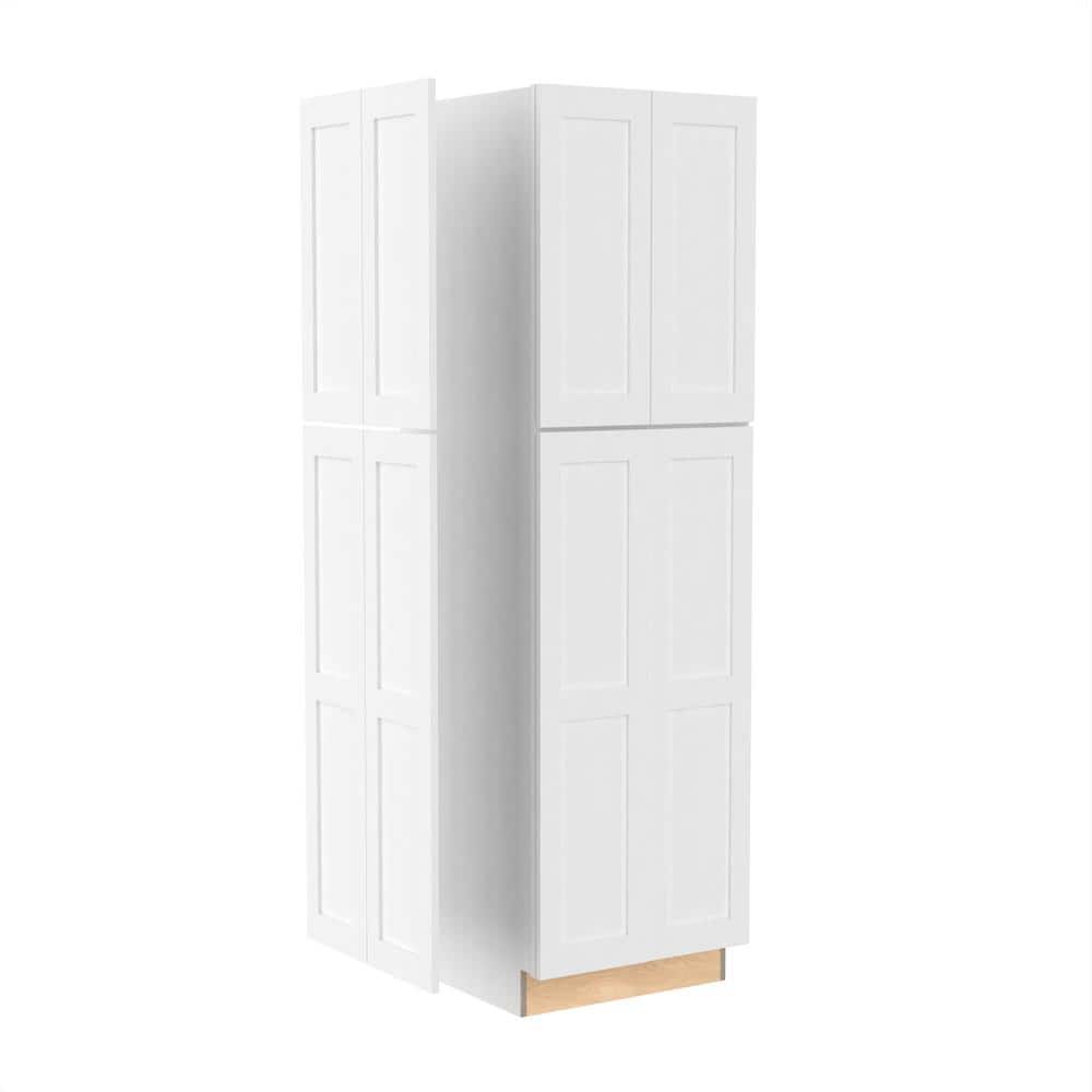 Home Decorators Collection Newport Pacific White Painted Plywood Shaker ...