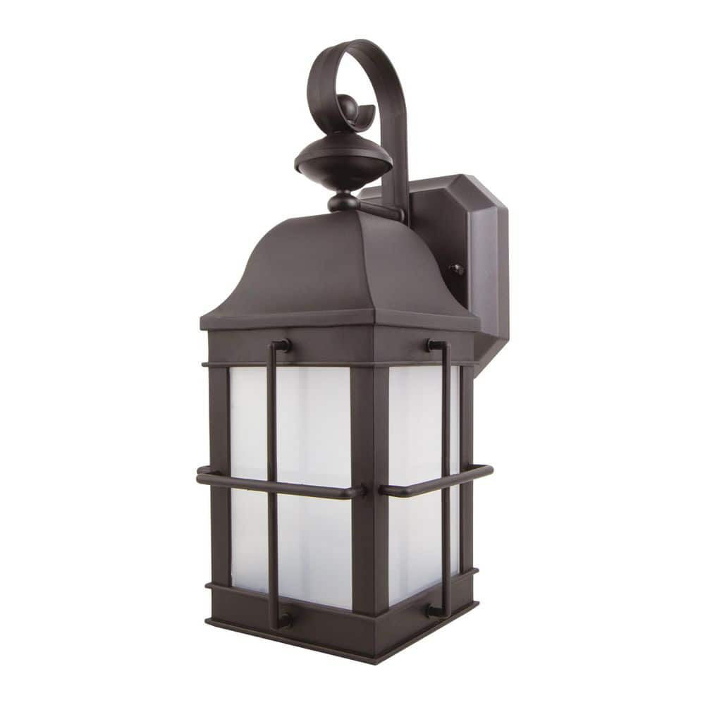 Reviews for SOLUS New Town 15 in. Bronze Composite Outdoor Hardwired ...