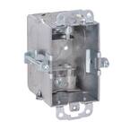 Southwire 4 in. W x 1-1/2 in. D Steel Metallic Square Box with Three 1/ ...