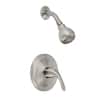 Glacier Bay Builders Single Handle 1-Spray Shower Faucet 1.8 GPM with ...