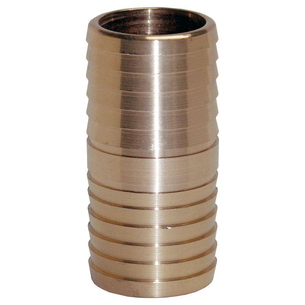 Water Source 1-1/2 in. Brass Insert Coupling IC150NL - The Home Depot
