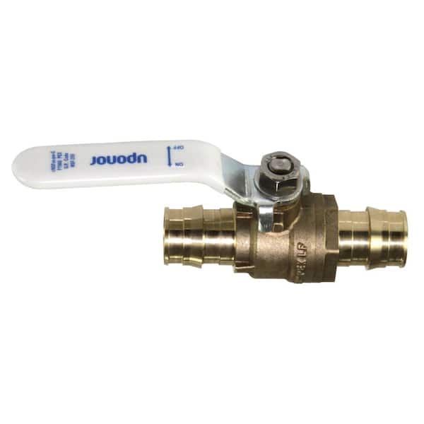 Uponor ProPEX 3/4 in. PEX-A Expansion Barb Lead-Free Brass Full-Port ...