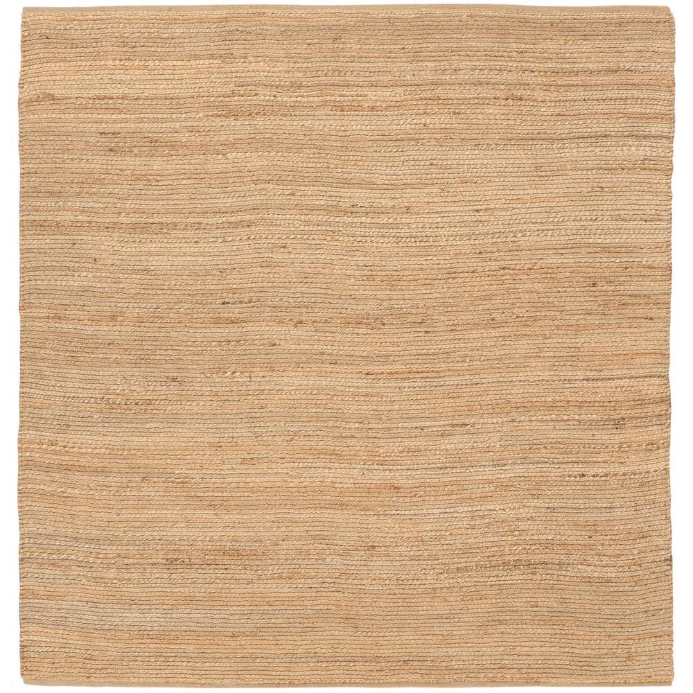Nourison Natural Jute Natural 8 ft. x 8 ft. All-Over Design ...
