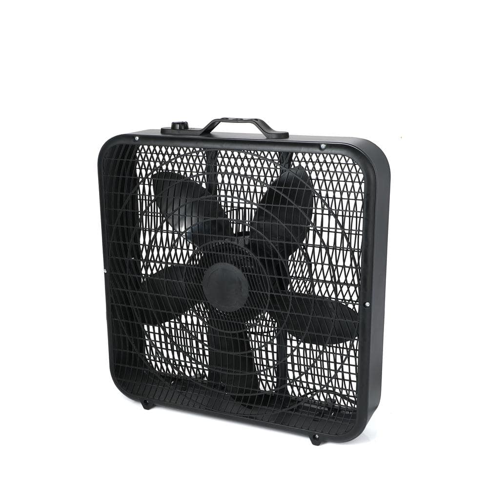 Reviews for cadeninc 20 in. 3-Speed Portable Box Fan in Black with ... Reviews for cadeninc 20 in. 3-Speed Portable Box Fan in Black with ...