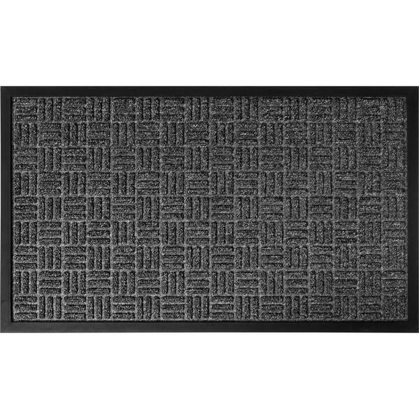 EVIDECO French home goods Yvan Modern Grey Checkerboard 30 in. x 18 in ...