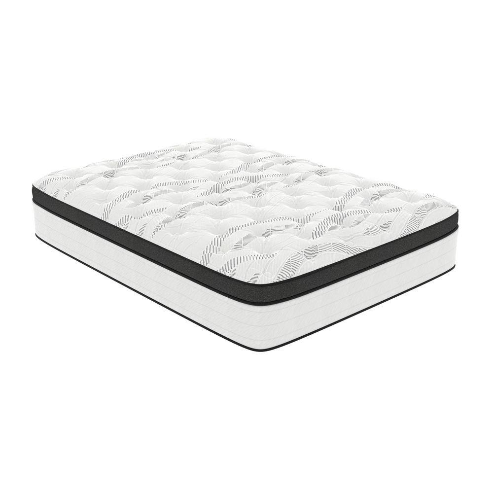 AMERICAN BEDDING SleepCool Twin XL Plush Hybrid 14 in. Mattress FIS396B ...