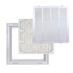 Venti Air 24 in. x 24 in. T-Bar Drop Ceiling Lay-In Supply Diffuser ...