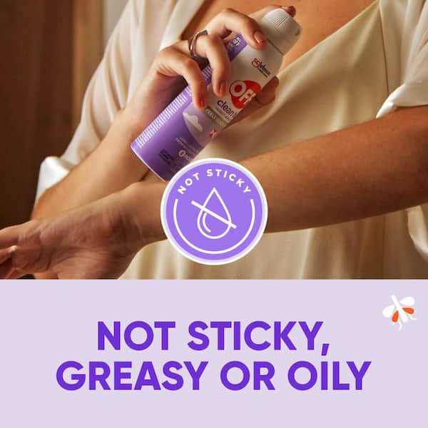 OFF! Clean Feel Picaridin Mosquito Repellent, Everyday Aerosol Bug ...