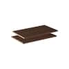 ClosetMaid Style+ Chocolate Shelf Kit for 25 in. W Style+ Tower (2-Pack ...