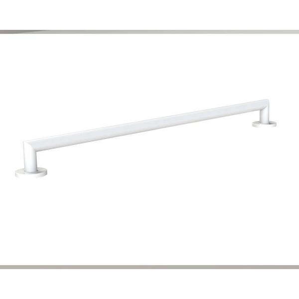 CSI Bathware 36 in. Modern Straight Grab Bar in Powder White BAR ...