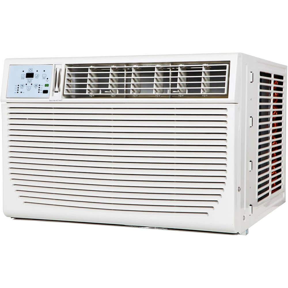 Keystone 18,000 BTU Window Air Conditioner with Supplemental Heat ...