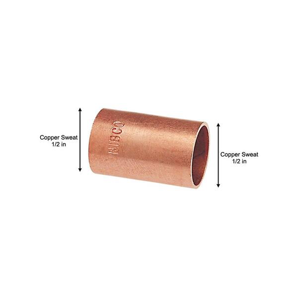 Propress Tool Copper Press Fittings 1/2 Inch Coupling With Stop, No ...