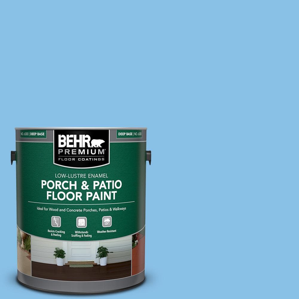 BEHR PREMIUM 1 gal. #P510-3 Rhodes Low-Lustre Enamel Interior/Exterior ...