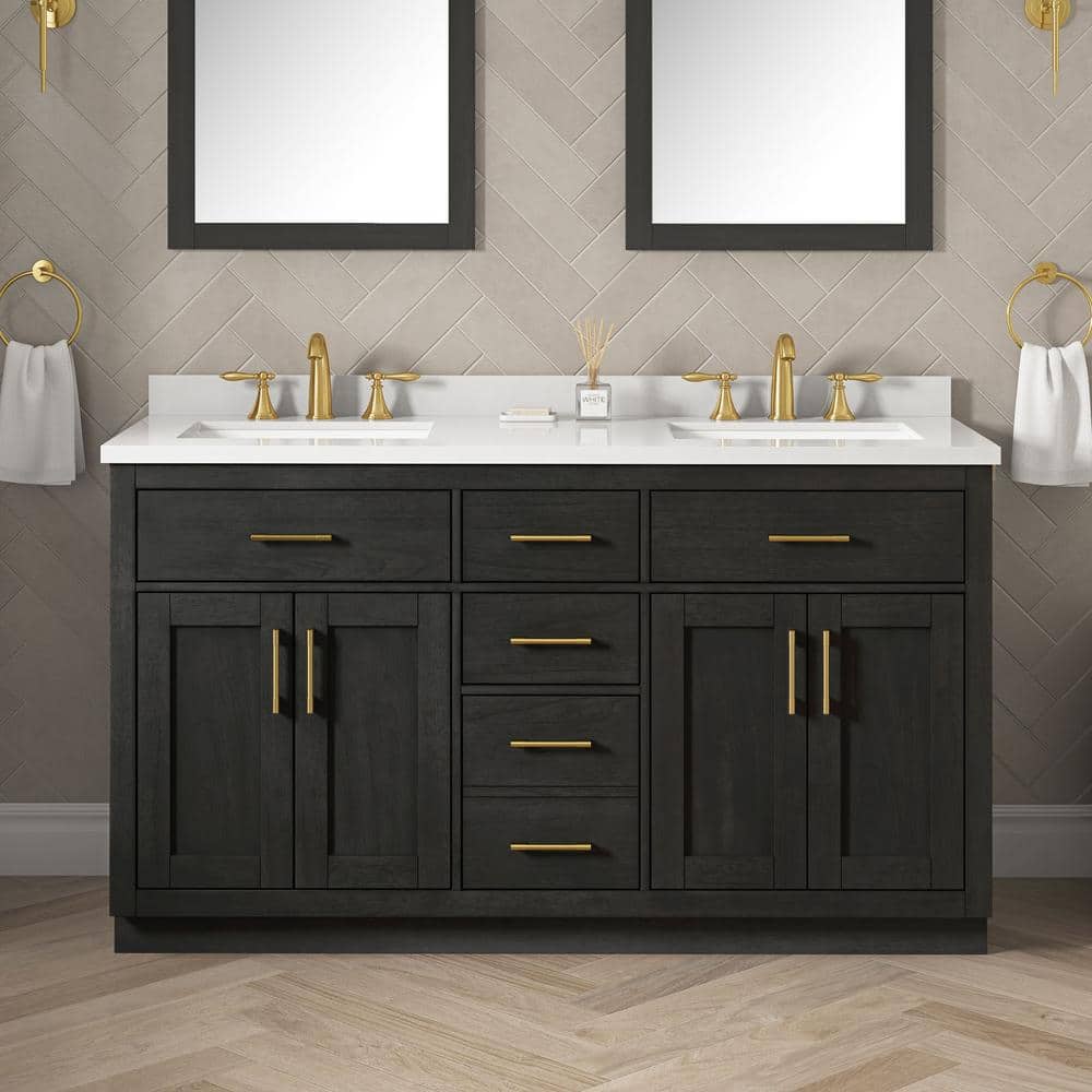 Reviews for OVE Decors Bailey 60 in. Double Sink Freestanding Matte ...