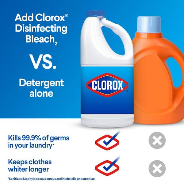 Clorox 64 Oz Regular Concentrated Liquid Bleach Clorox Regular Bleach