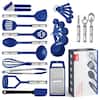 Kaluns Blue Nylon and Stainless Steel Utensils (Set of 24) K-US24-BL-HD ...