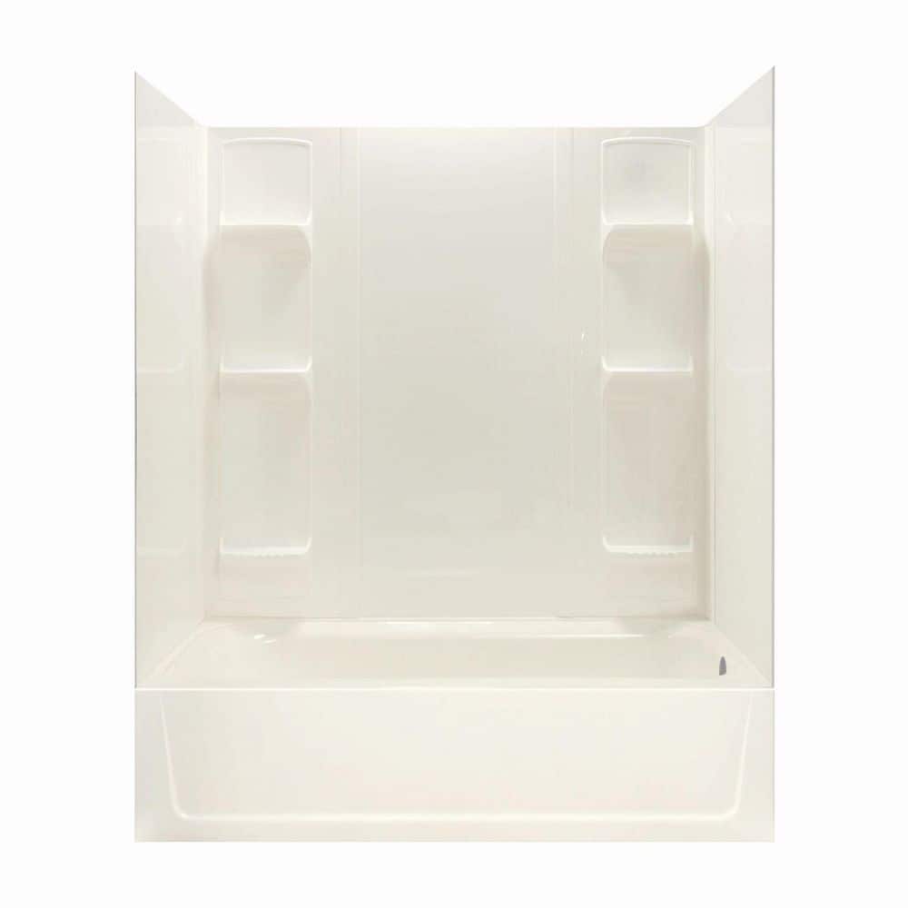 MUSTEE Durawall 60 in. L x 30 in. W x 73.75 in. H Rectangular Tub ...